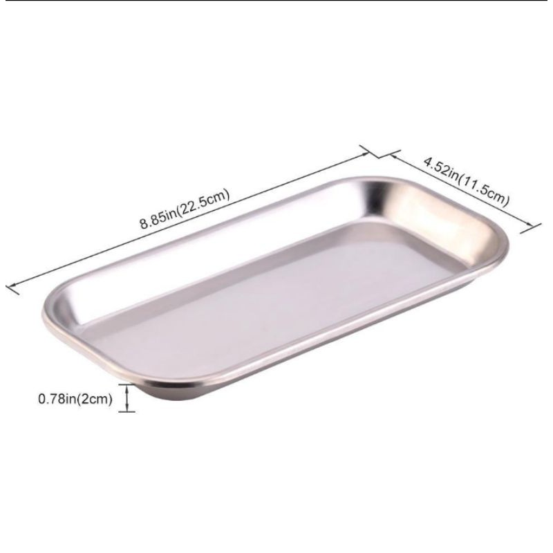 Jual G5- Instrumen tray nampan medis / instrument tray/ nampan baki ...
