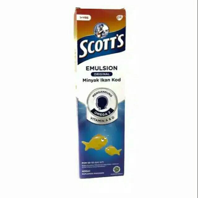 Jual Scotts emulsion syrup rasa original | Shopee Indonesia