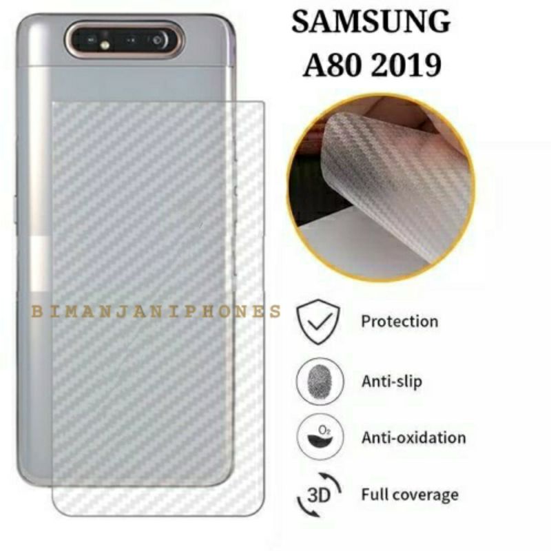 Jual Samsung A80 2019 Back Skin Carbon Film 3D (Sticker Anti Jamur Body ...