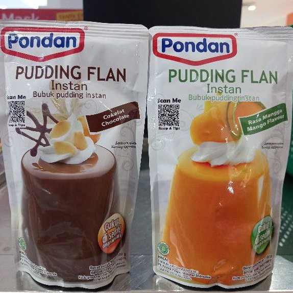 Jual Pondan pudding flan mangga/coklat 100 gr | Shopee Indonesia