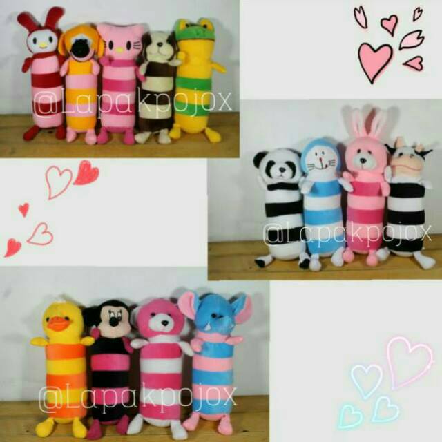 Jual Bantal Guling Boneka Mini Aneka Karakter | Shopee Indonesia