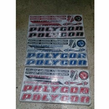 Jual DECAL STICKER SEPEDA POLYGON SUPERTRACK 1 PCS | Shopee Indonesia