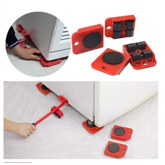 Jual Set alat angkat bantu angkat BARANG Moving Tool Mover Wheel Roller ...
