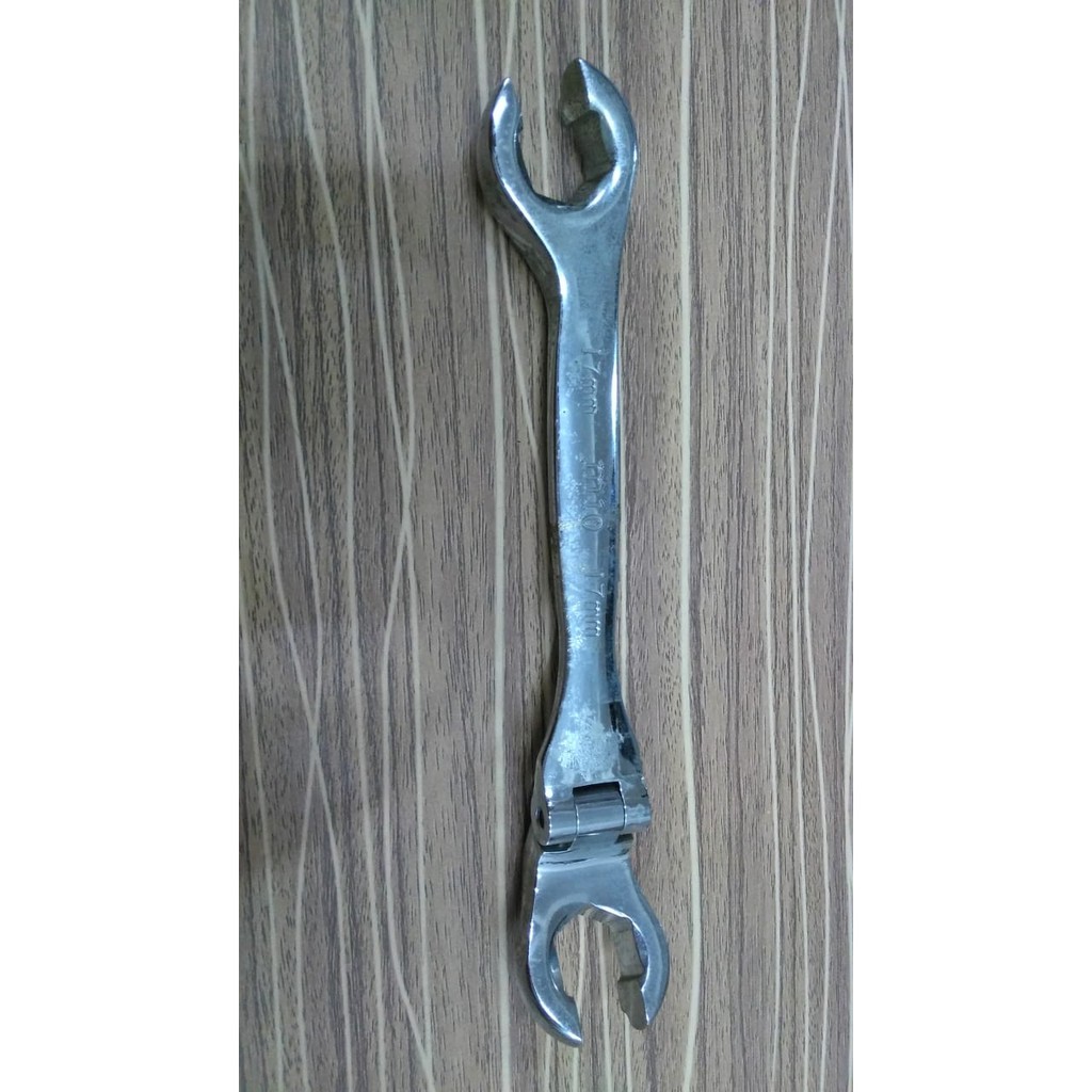 Jual M10 SINGLE END FLEXIBLE FLARE NUT WRENCH (6pt) 17mm | Shopee Indonesia