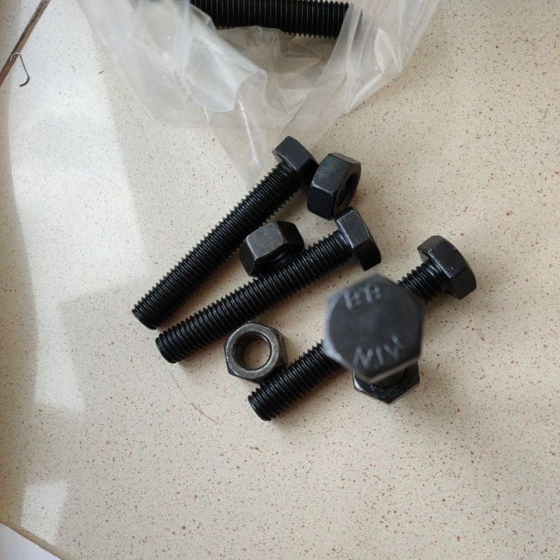 Jual baut mur baja 8.8 m12x60 / baut mur baja m12x60 / baut mur baja m12x60 88 / baut mur baja ...