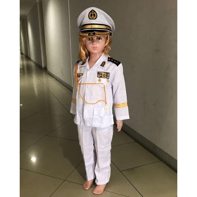 Jual SERAGAM ANAK PROFESI SERAGAM KARNAVAL AL ANGKATAN LAUT | Shopee Indonesia