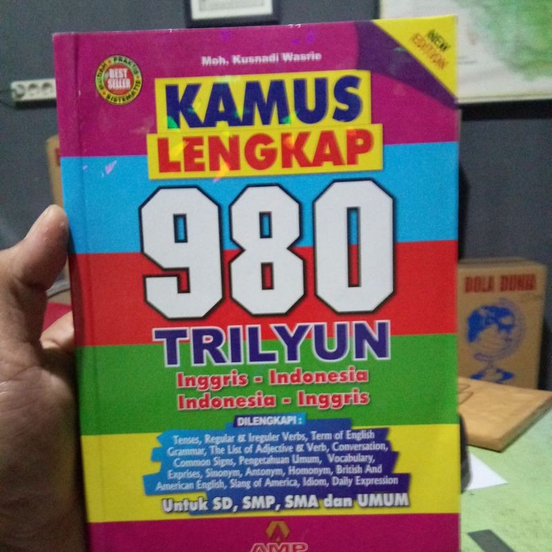 Jual Kamus Lengkap BESAR/KECIL 996 997 998 980 970 TRILYUN inggris indonesia indonesia Inggris ...