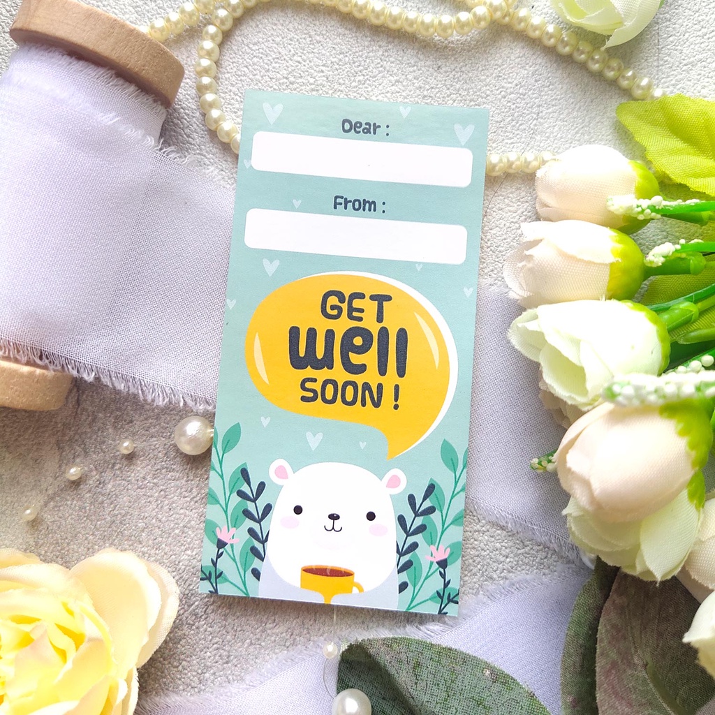 Jual Sticker / STIKER GWS / GET WELL SOON / SEMOGA CEPAT SEMBUH / SAKIT ...