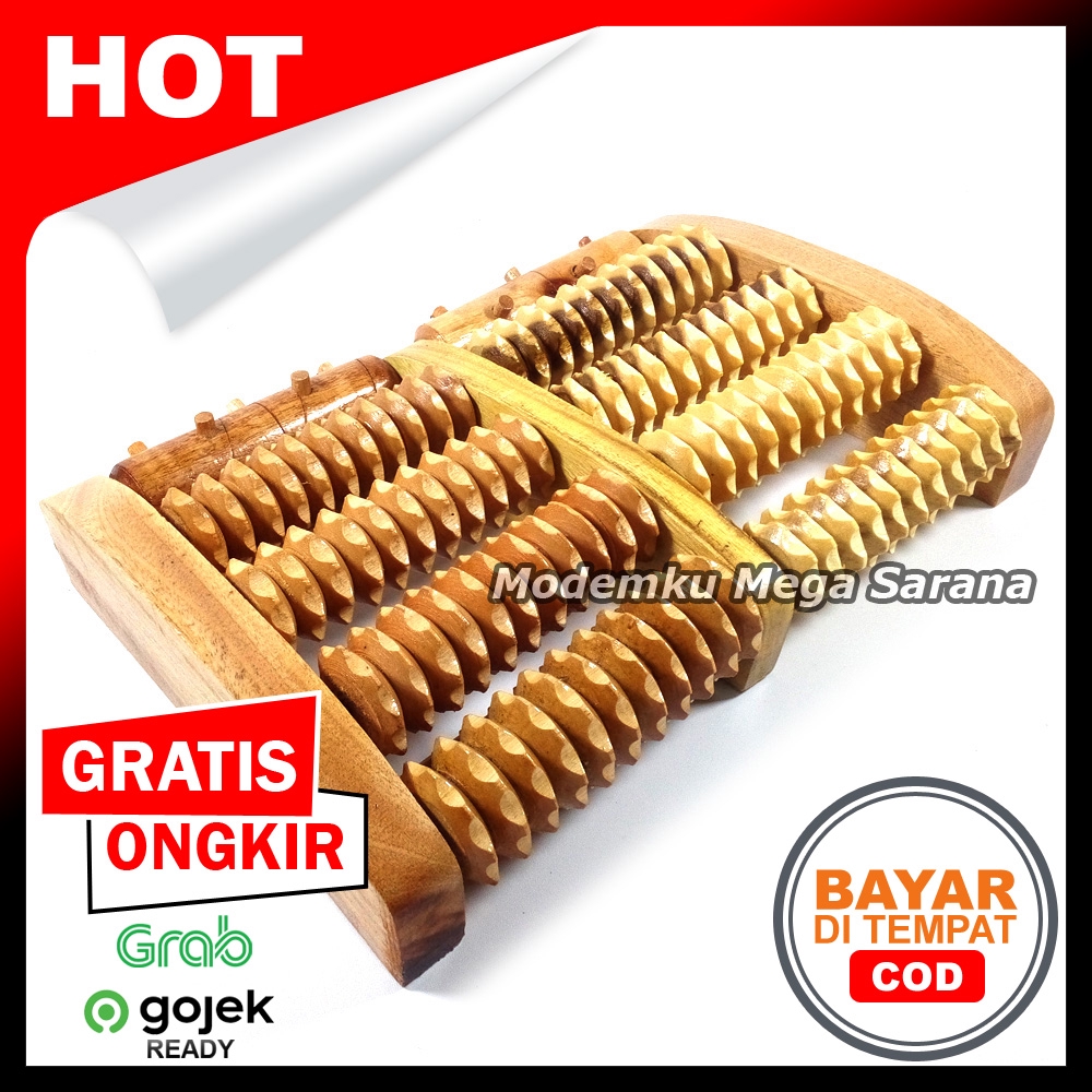 Jual Alat Pijat Refleksi Kaki Tradisional Kayu 10 Roll | Shopee Indonesia