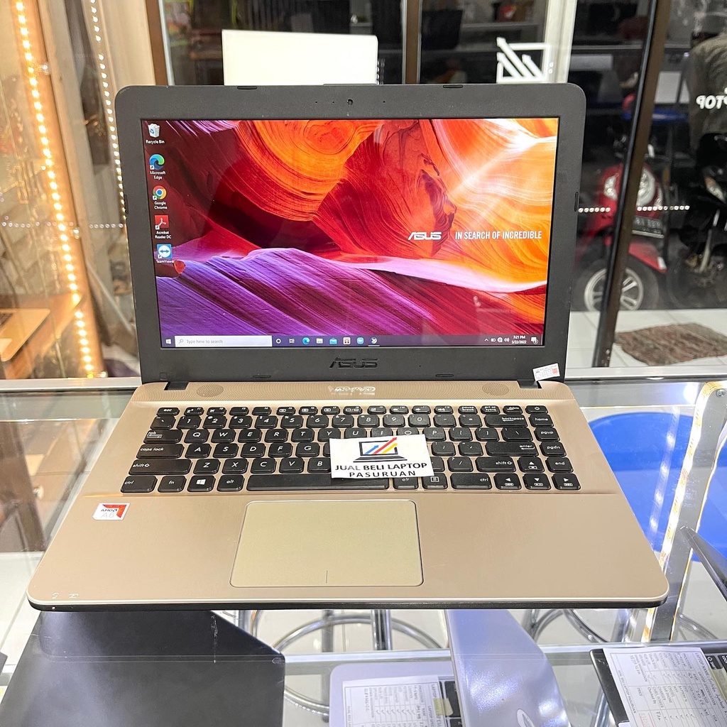 Jual ASUS VIVOBOOK X441Ba, AMD A6-9225, ram 4gb, HDD 1000Gb, cocok ...