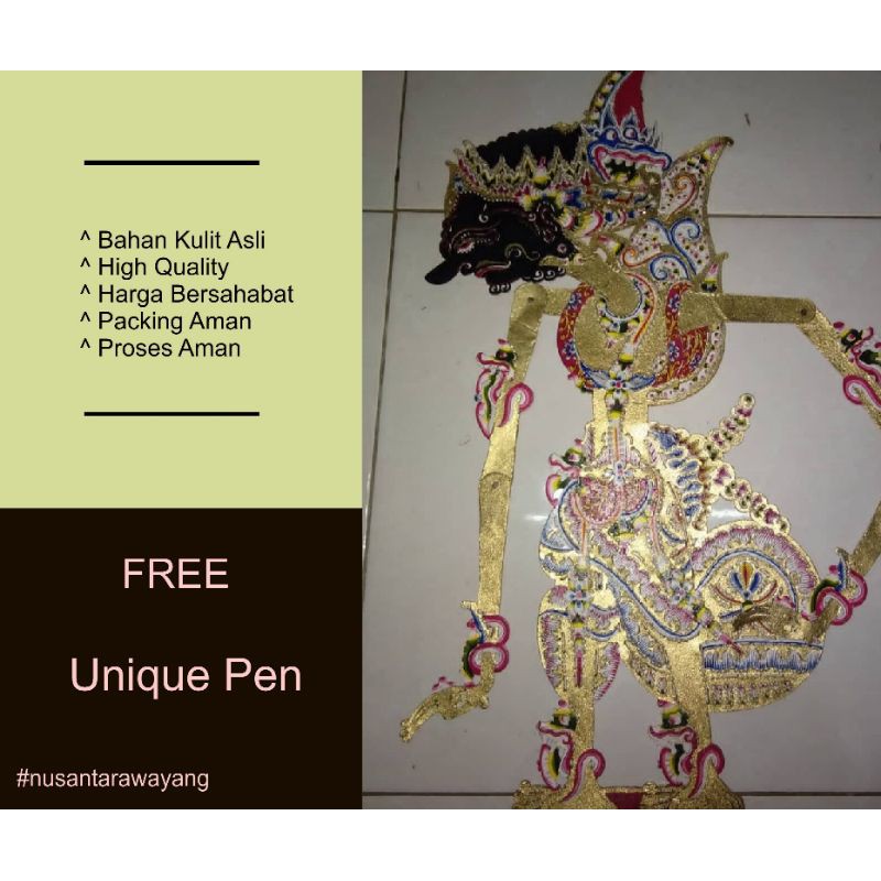 Jual Wayang Kulit Destarasta Standar Dalang | Shopee Indonesia