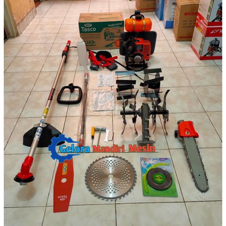 Jual Mesin Potong Rumput TASCO Multifungsi | 6 Jenis Mata Pisau ...
