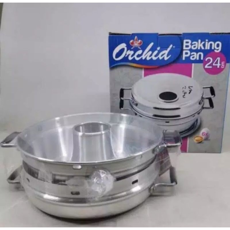 Jual Baking pan orchid 24cm (6 telur) | Shopee Indonesia