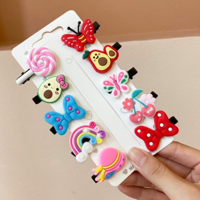 Jual 10PCS JEPIT RAMBUT ANAK / JEPITAN RAMBUT ANAK MOTIF KARAKTER ...