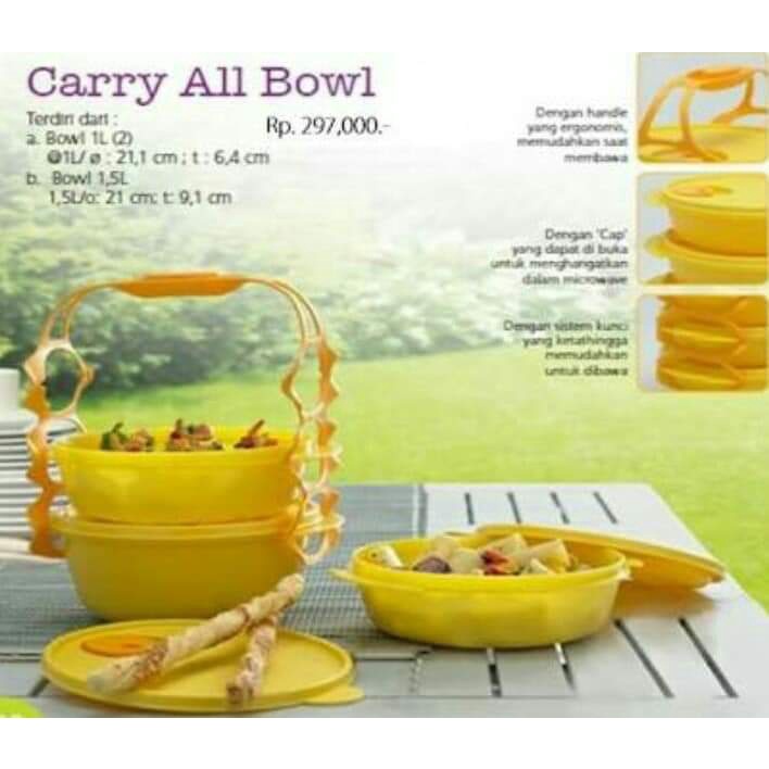 Jual Tupperware Tepak Rantang (Carry It All Bowl) | Shopee Indonesia