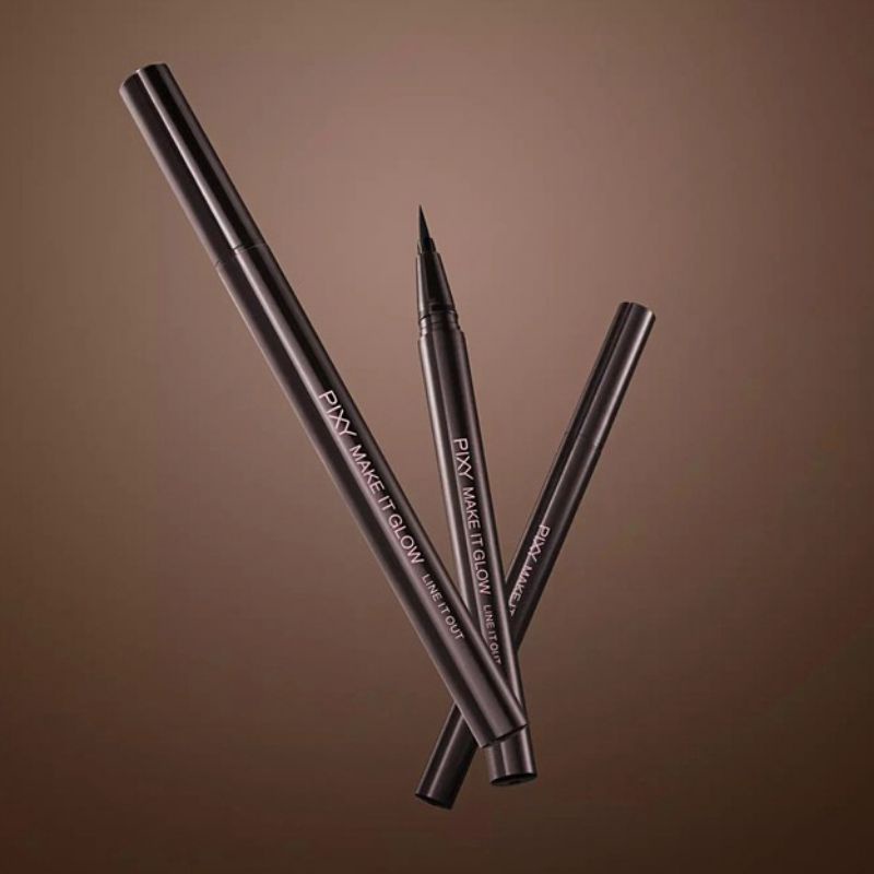 Jual PIXY MIG LINE IT OUT 01 JET BLACK | Shopee Indonesia