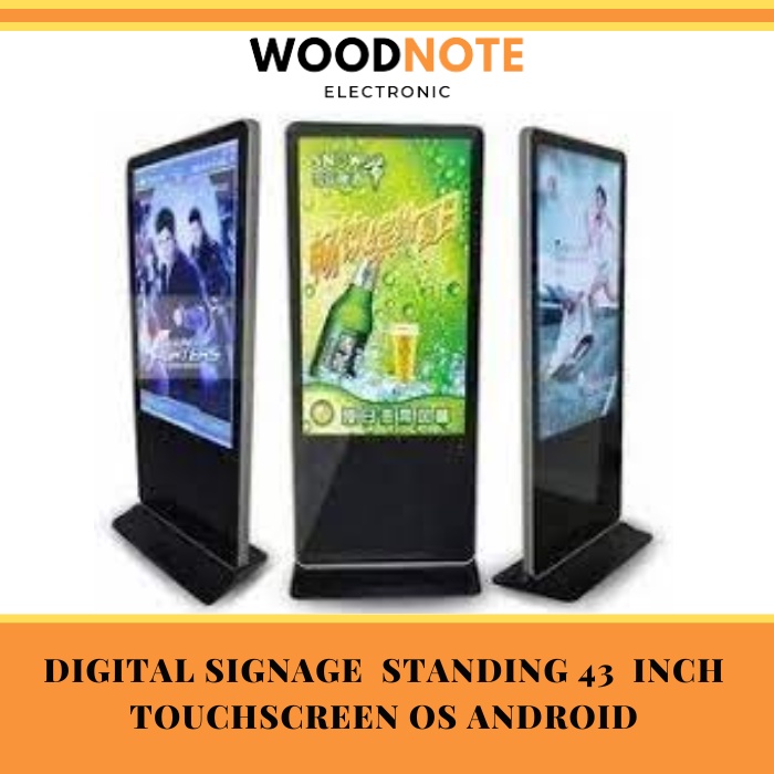 Jual DIGITAL SIGNAGE 43 INCH TOUCHSCREEN OS ANDROID / DIGITAL BANNER ...