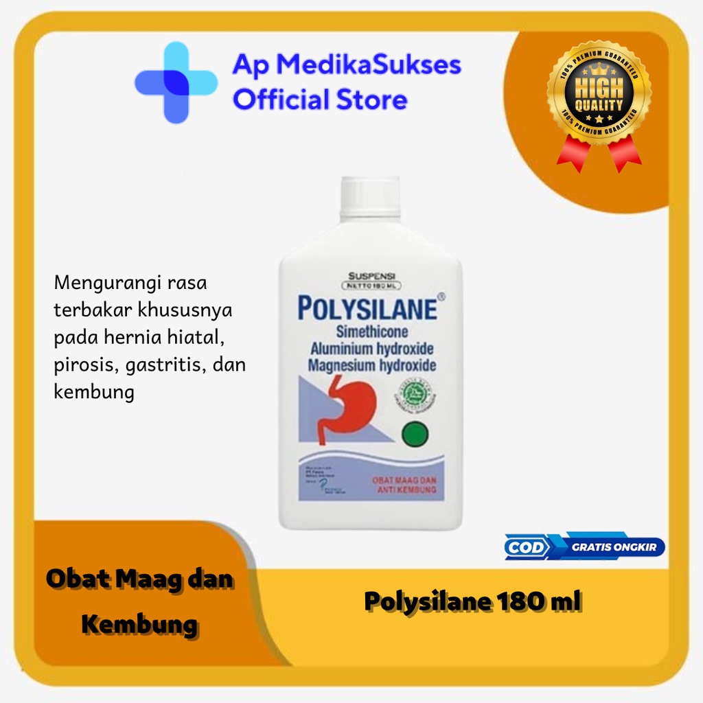 Jual Polysilane 180 ml Obat Lambung | Shopee Indonesia
