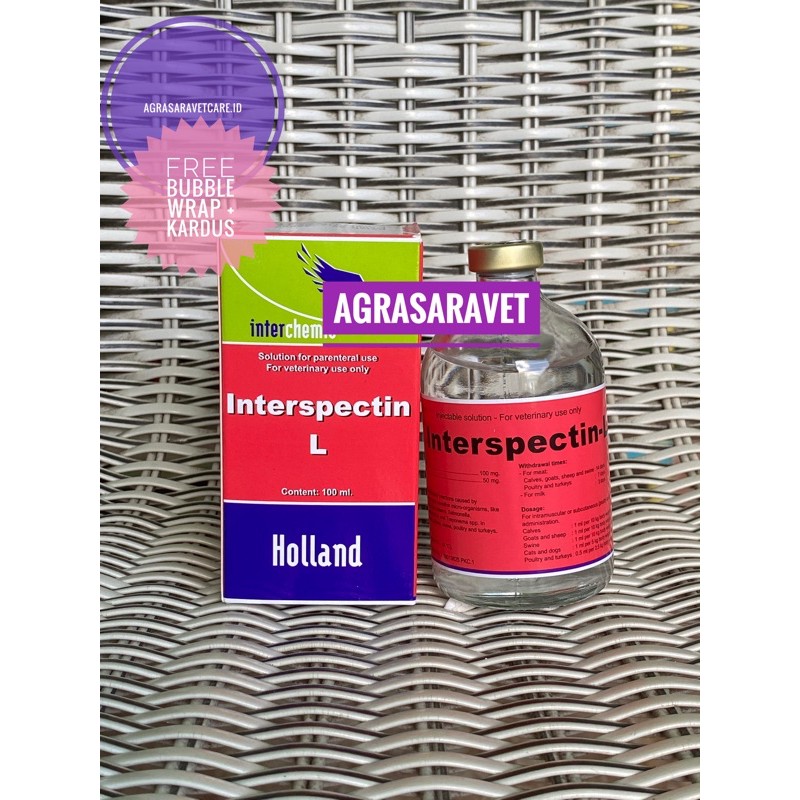 Jual Interspectin L 100 ml ( Spectinomycin Lincomycin) | Shopee Indonesia