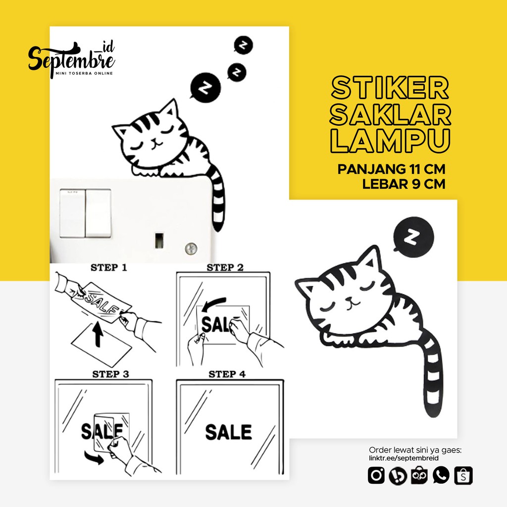 Jual Stiker Saklar Lampu Stiker Lampu Cutting Sticker untuk Saklar ...