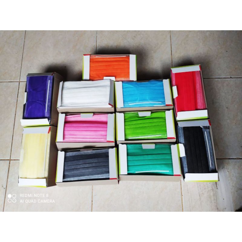 Jual Opa FACE MASK ADA dos Ada depkes nya masker dokter masker warna ...