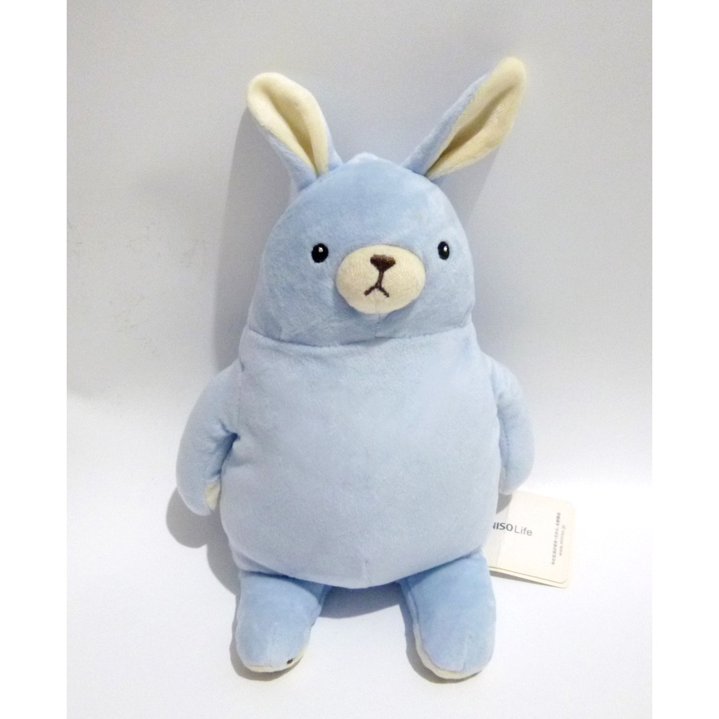 Jual Boneka Kelinci MINISO LIFE Blue Bunny Rabbit Original MINISO Plush ...