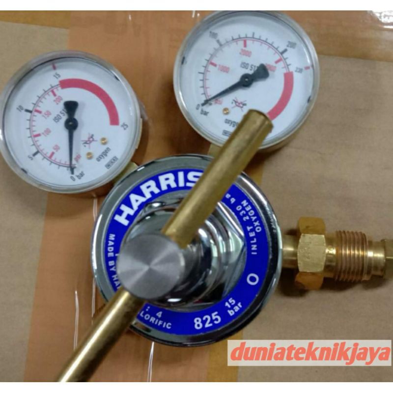 Jual Regulator Oxygen / Oksigen tipe 825 - 15 bar merek Harris USA ...