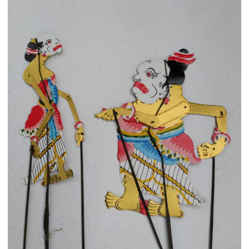 Jual wayang kertas duplex, termurah, limbuk dan cangik, ukuran standar ...
