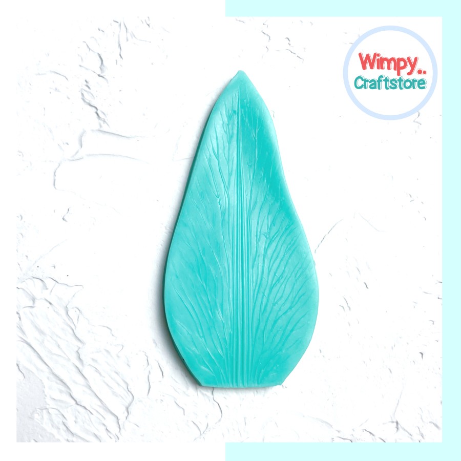 Jual Cetakan Bunga Lily Leaf Mold Cetakan Fondant Kue Clay Bunga ...