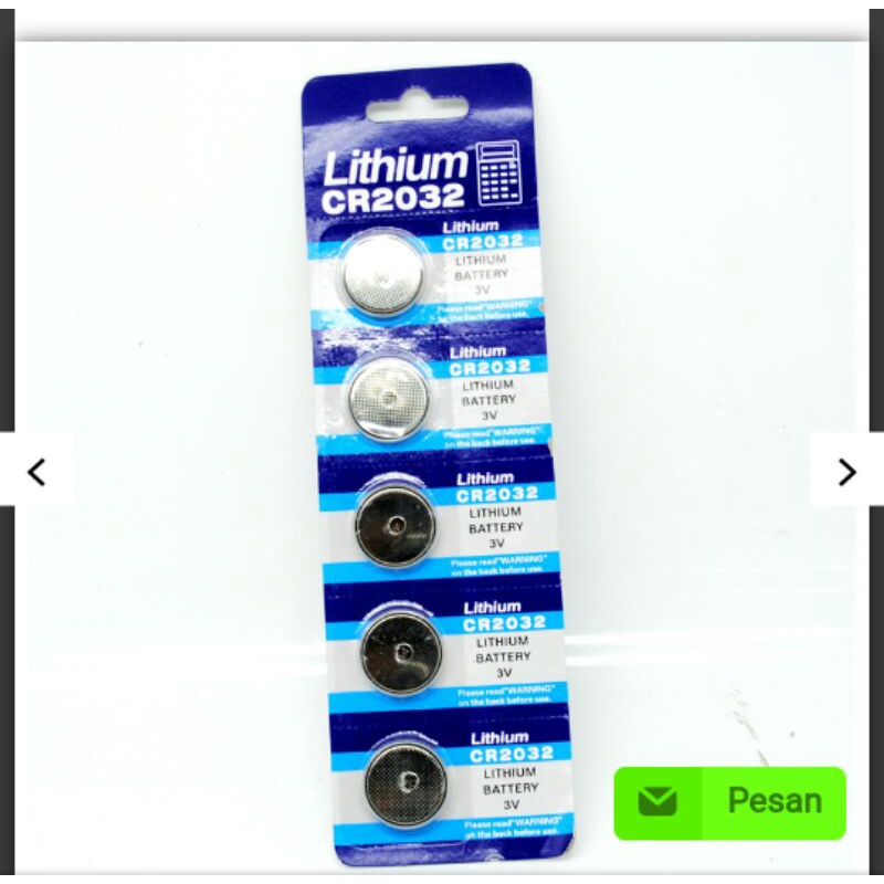 Jual Baterai Kancing CR2032 3V (1 PCS) | Shopee Indonesia