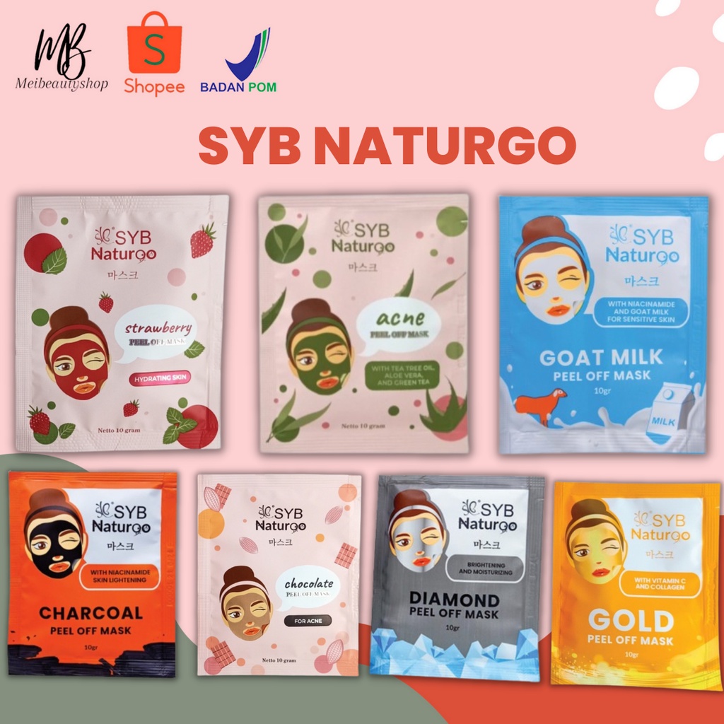 Jual SYB Naturgo Peel Of Mask Ecer 10gr | Shopee Indonesia