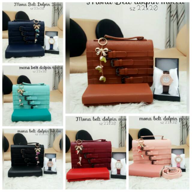 Jual tas 3in1 mona belt | Shopee Indonesia