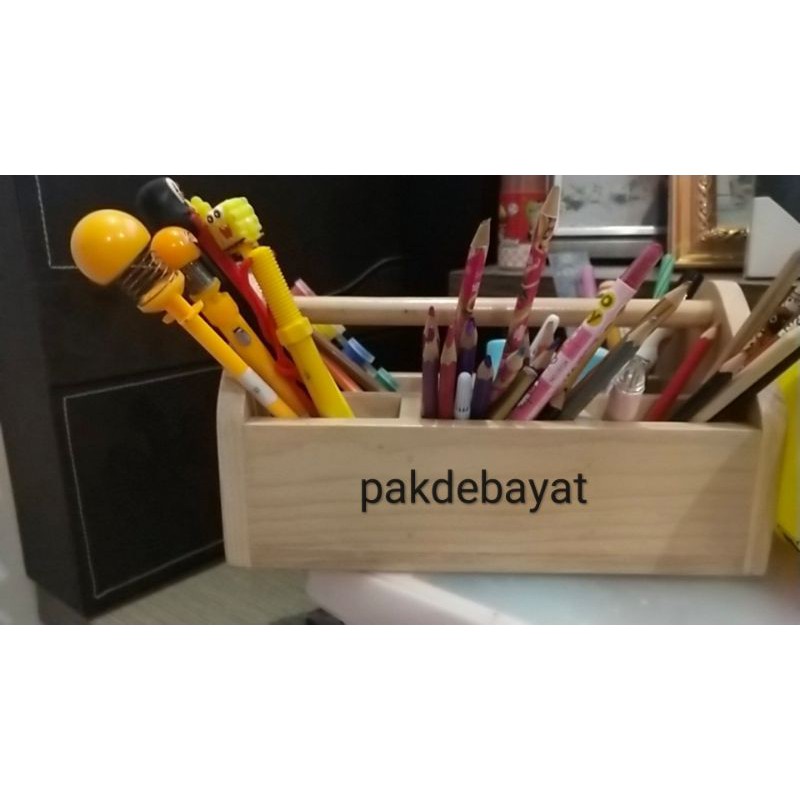 Jual Kotak pensil, Wooden Storage Box (kayu pinus) | Shopee Indonesia