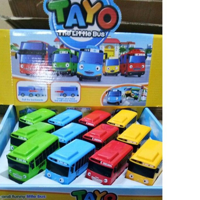 Jual Mobil Tayo Pullback - Mainan Anak The Litte Bus Tayo (satuan ...