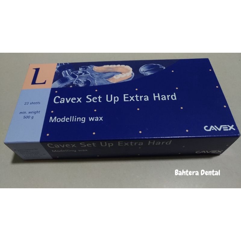 Jual Cavex Modelling Wax Set Up Extra Hard, 23 Sheets 500g | Shopee ...