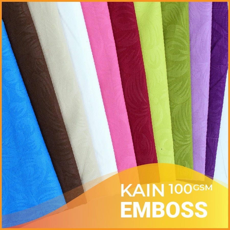 Jual KAIN SPREI EMBOSS 100 GSM MICROTEX MOTIF BUNGA ABSTRAK L 240CM ...