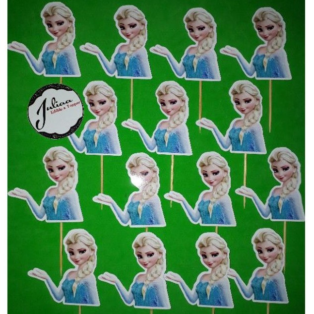 Jual topper cupcake Elsa Frozen | Shopee Indonesia