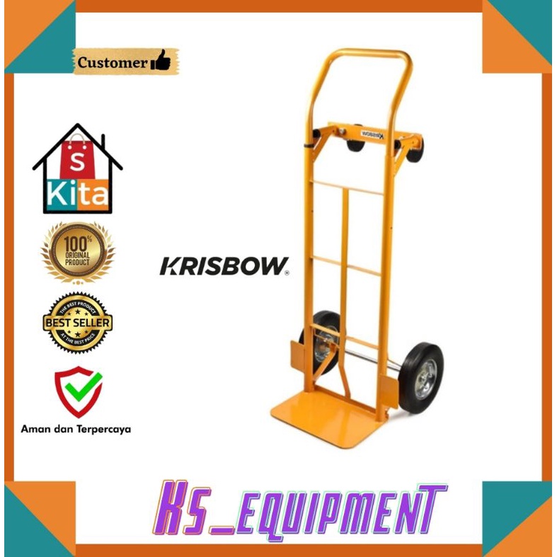 Jual Krisbow troli barang 250 Kg/troli besi/Troli serbaguna/troli gas ...