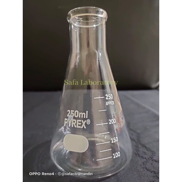 Jual Erlenmeyer Flask 250 ml Pyrex | Shopee Indonesia Jual Erlenmeyer Flask 250 ml Pyrex | Shopee Indonesia
