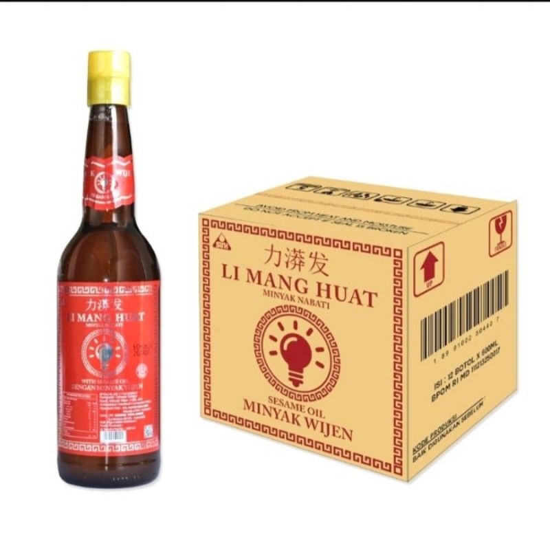 Jual Minyak Wijen Li Mang Huat sesame oil 600 ml | Shopee Indonesia