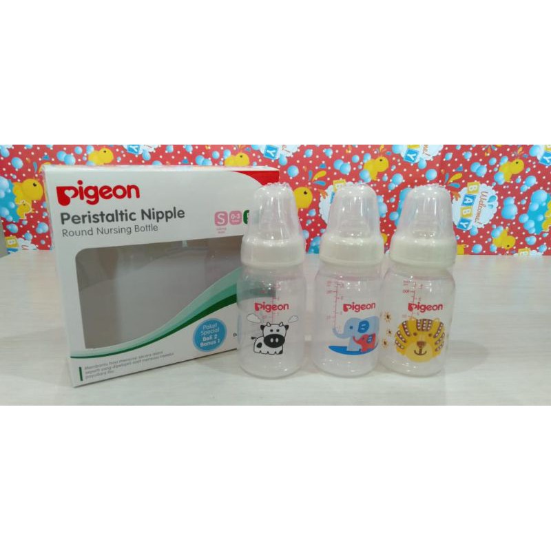 Jual Botol Pigeon Standart 3 pcs 120ml & 240ml | Shopee Indonesia