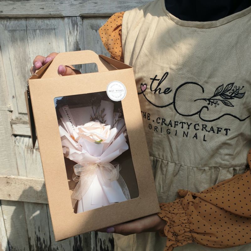 Jual Gift Flower box Ver.2 Premium | Kado Hadiah estetik | Buket bunga ...