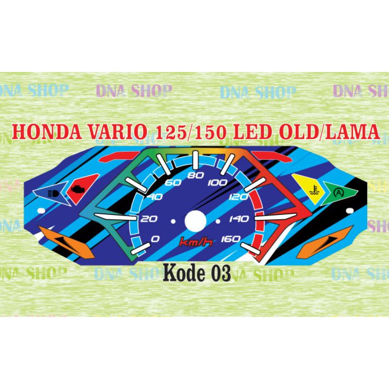 Jual Panel Speedometer HONDA VARIO 125/150 LED OLD | Shopee Indonesia