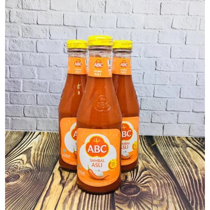 Jual Sambal ABC Sambal Asli / Chili Sauce / Saos Sambal Botol 335ML ...