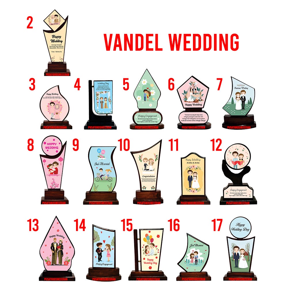 Jual Custom Vandel Plakat Souvenir Wedding Pernikahan Ulang Tahun ...