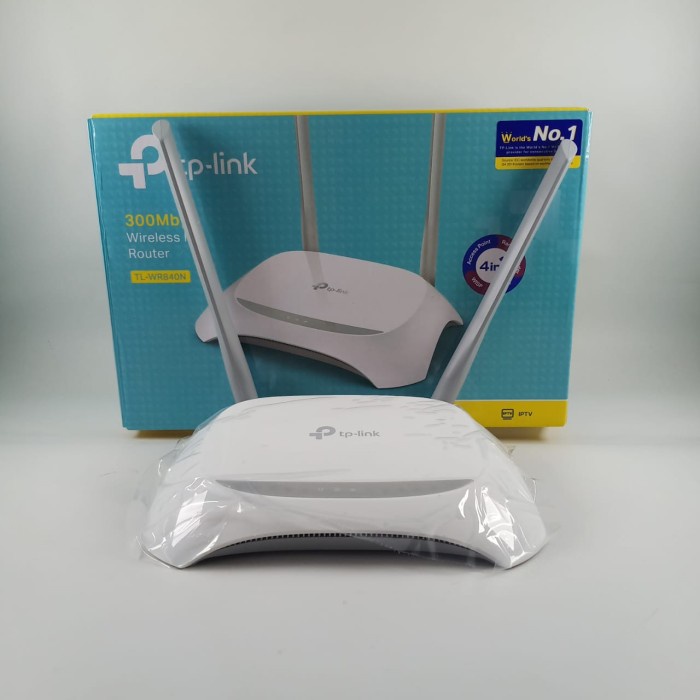 Jual TP LINK TL WR 840N 300 MBPS ROUTER | Shopee Indonesia