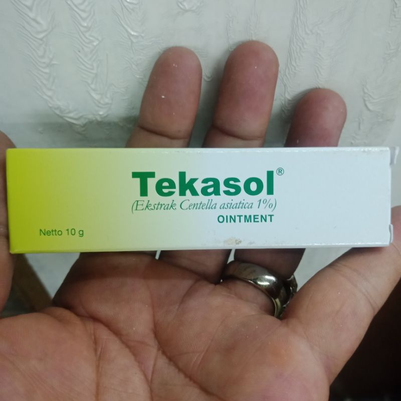 Jual TEKASOL (Ekstrak Centella Asiatica 1%) Ointment 10gr | Shopee ...