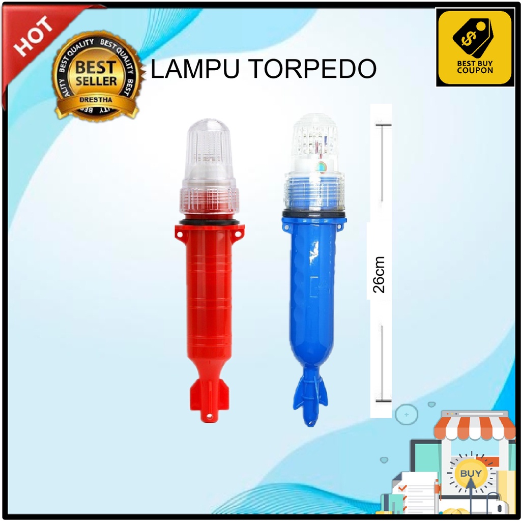 Jual Lampu Torpedo Nelayan /Lampu Nelayan Sinyal Ikan/Lampu Sinyal Nelayan/Torpedo LED Fishing ...