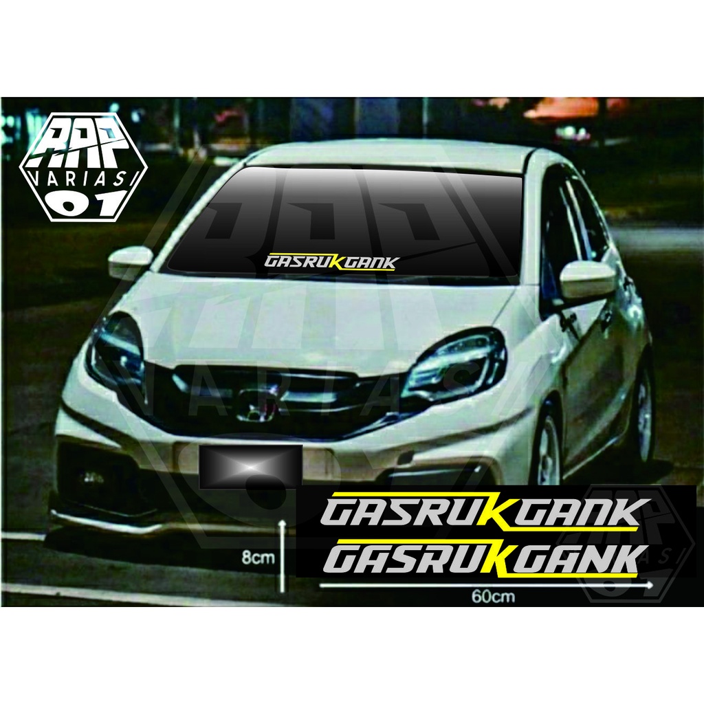 Jual stiker Kaca Gasruk Gank,, stiker Jdm japan, stiker mobil | Shopee Indonesia
