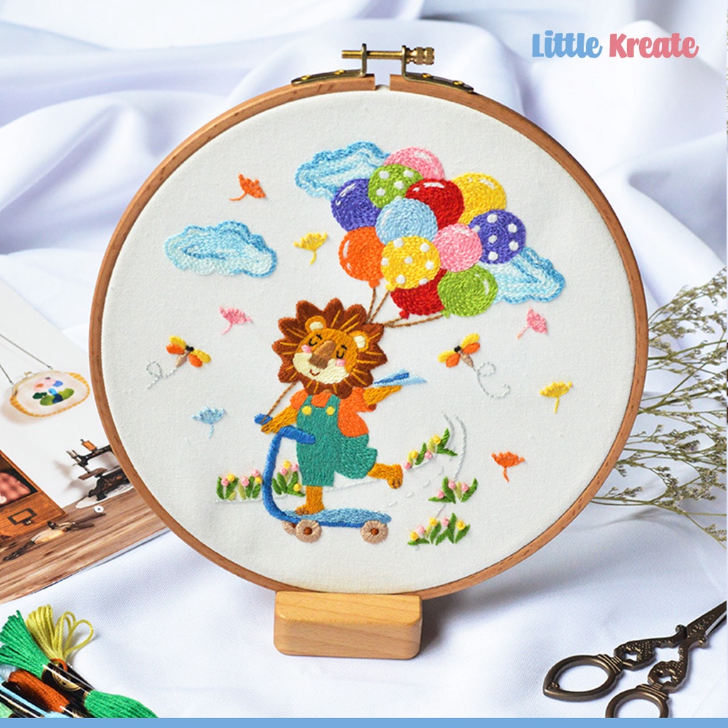 Jual HE#01 DIY Paket Sulam Menyulam / Hand Embroidery Kit / Needle ...